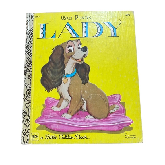 Vintage | Toys | Vintage Little Golden Books Disney Bundle Lady And ...